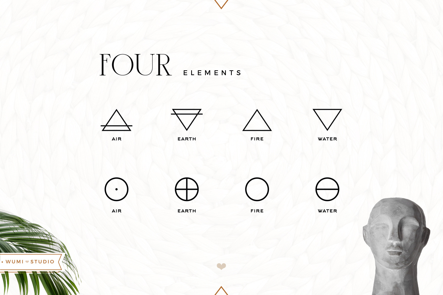 Four Elements, an Object Graphic by Wumi Studio