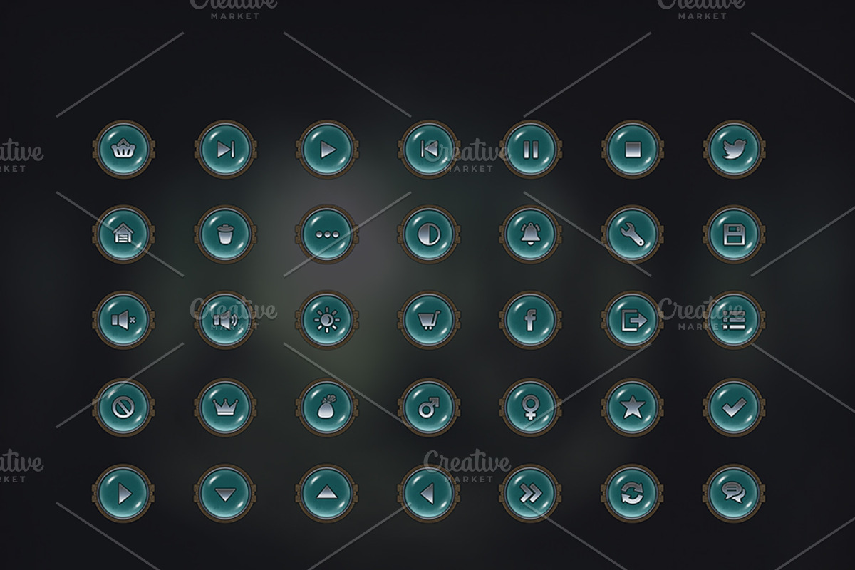 Reaper Mobile GUI, a Templates & Theme by Kodiak Graphics | Creative Market