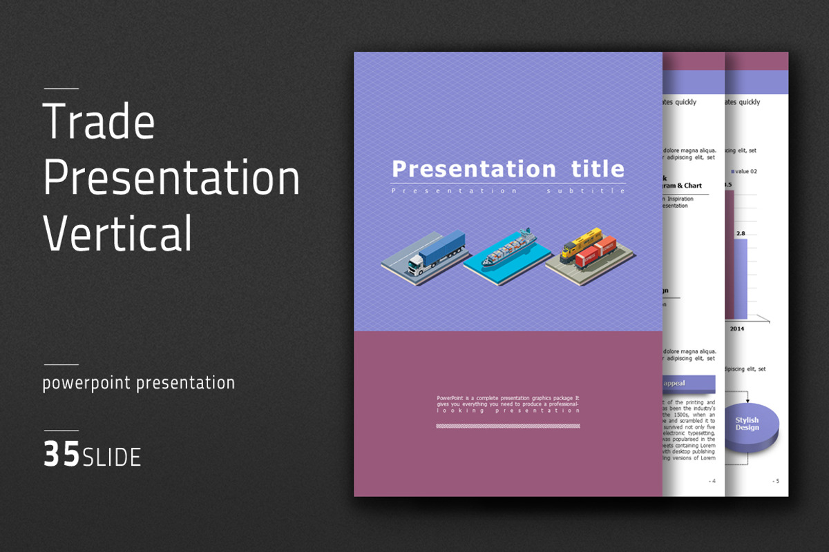 Trade Presentation Vertical, a Presentation Template by GoodPello