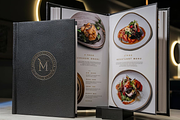 Menu Restaurant Book Mockup