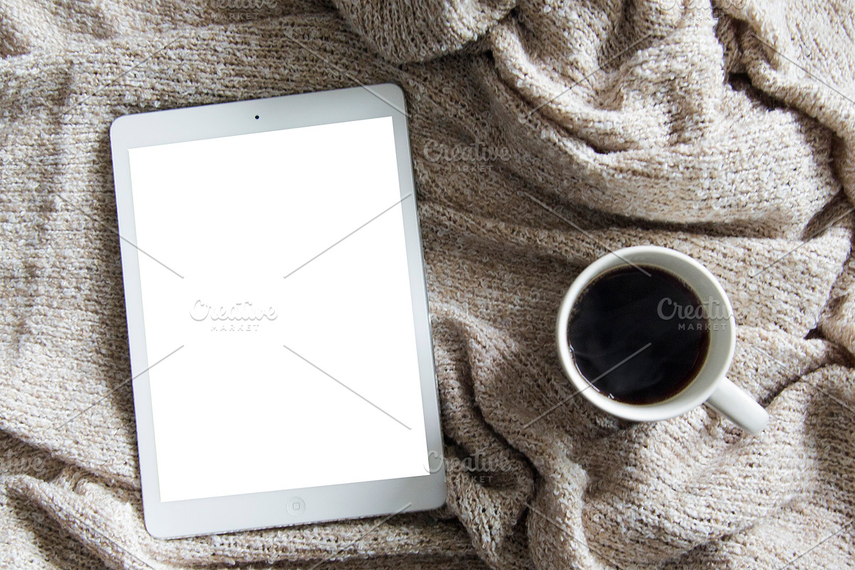 iPad Styled Stock Image, iPad Mockup, an iPad Mockup by daintydarling