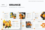 Orange - Powerpoint Template, a Presentation Template by AQR Studio