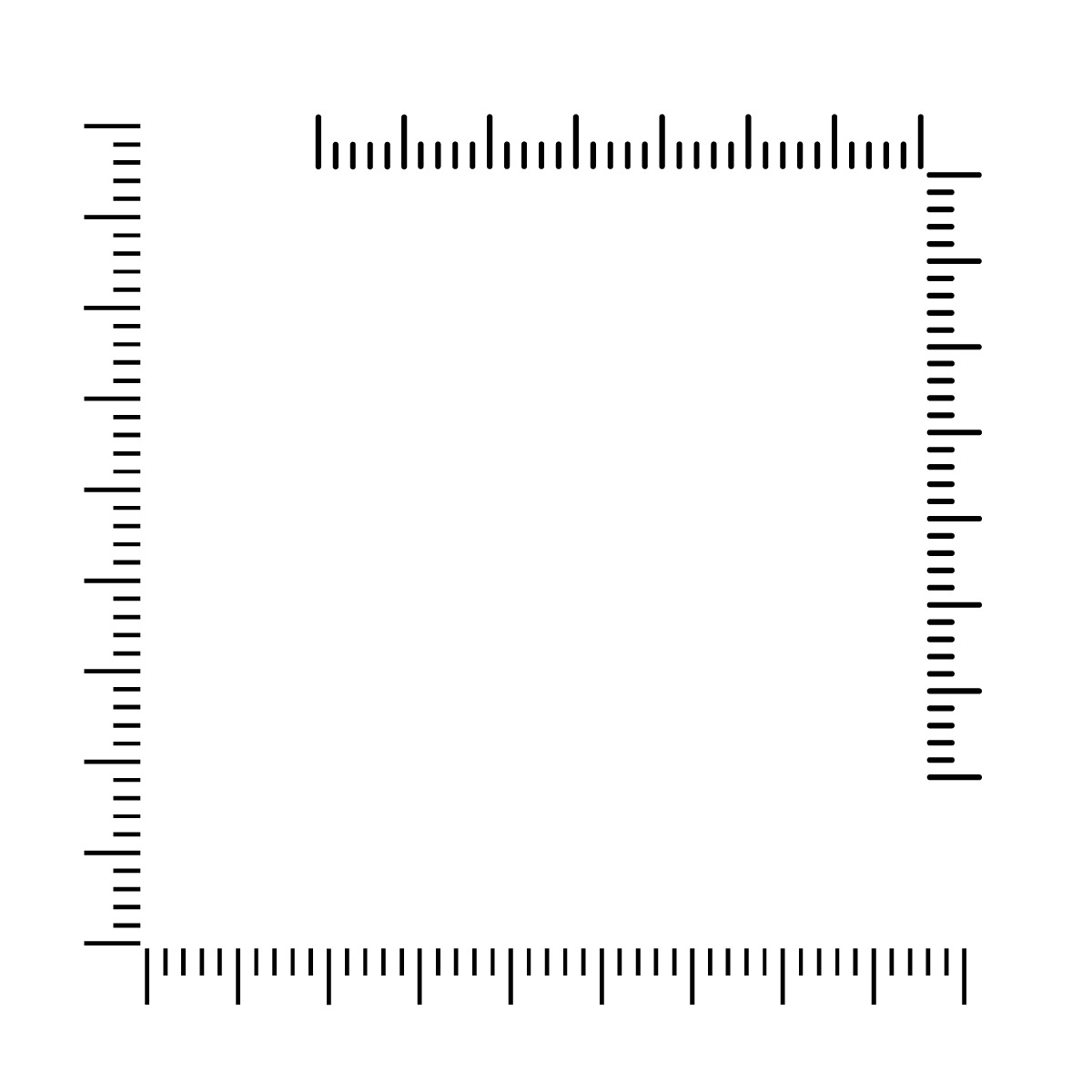 Measuring scale, markup for rulers, an Education Illustration by Drum-magic