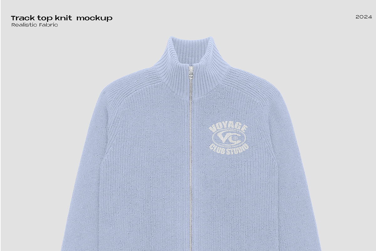Track top knit mockup, an Apparel Mockup by Voyage Studio