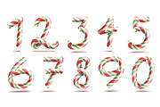 Numbers Sign Set Vector. 3D Numerals | Graphic Objects ~ Creative Market