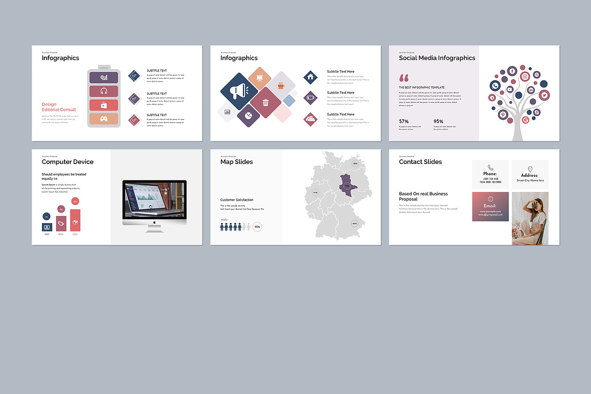 Business Proposal Temple, a Presentation Template by evgenystudio