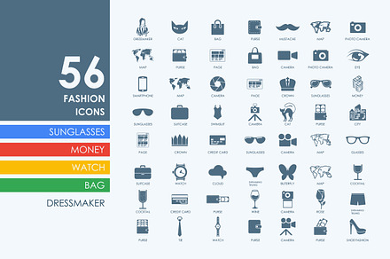 147 FASHION stickers, an Icon by Palau