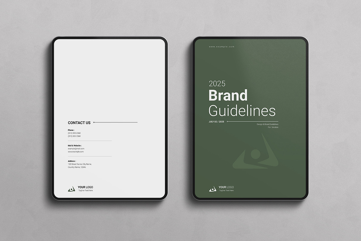 Digital Brand Guidelines Template, a Magazine Template by TemplatesForest