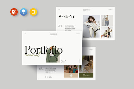 Cyan Powerpoint Template Presentation | Creative Market