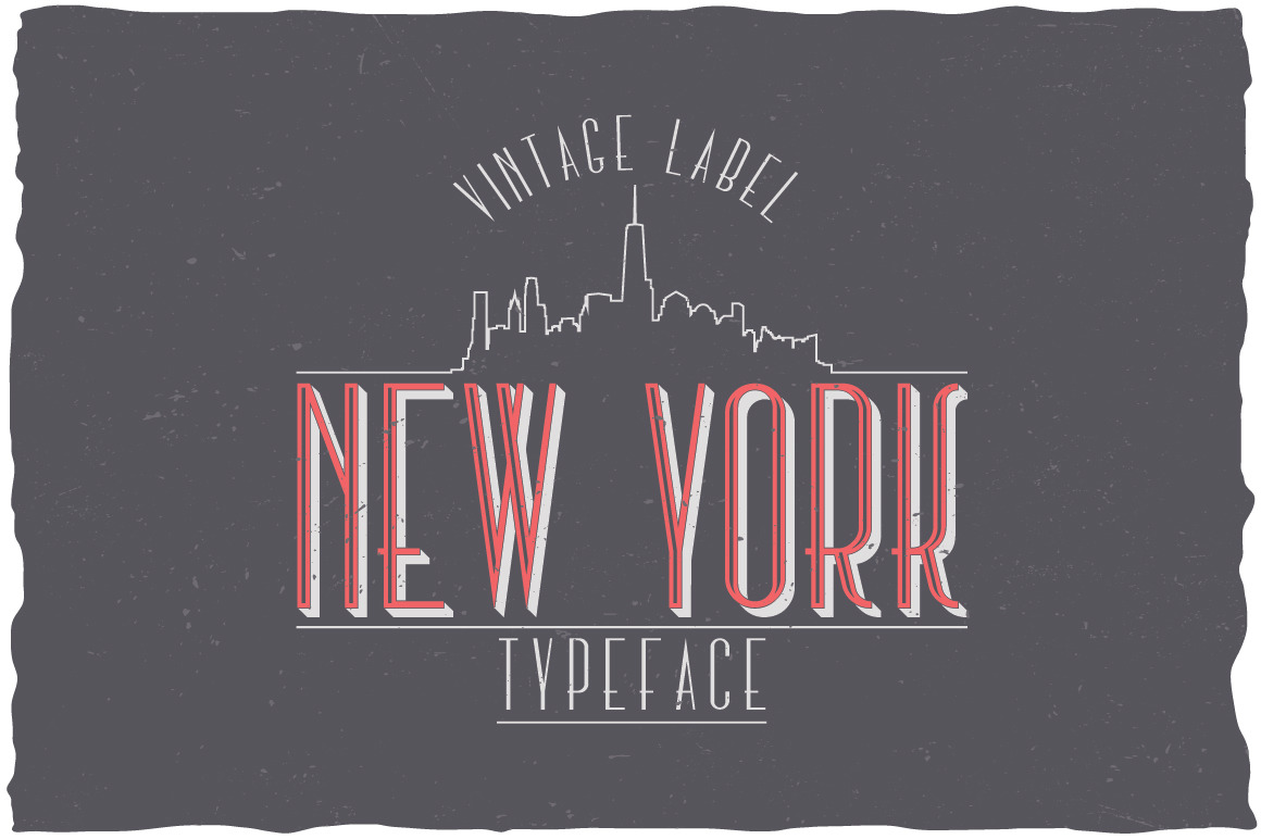 New York Label Typeface, a Serif Font by Anton Antipov | Creative Market