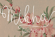 Mikha Condensed, a Script Font by Eurotypo | Creative Market