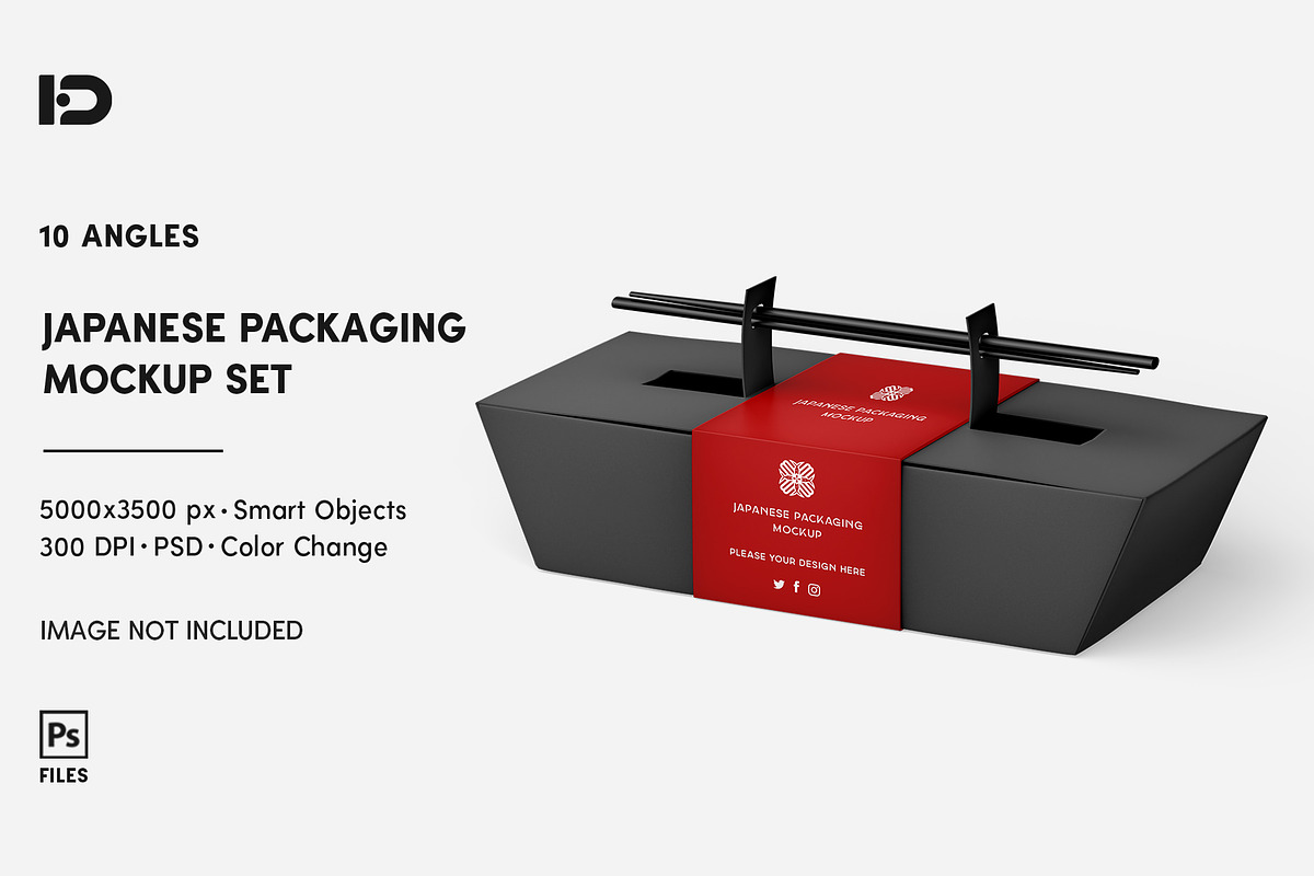 Japanese Packaging Mockup Set