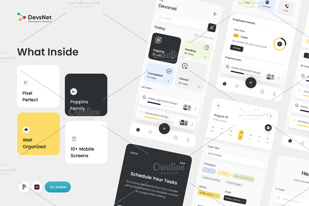 Task Management UI Kit