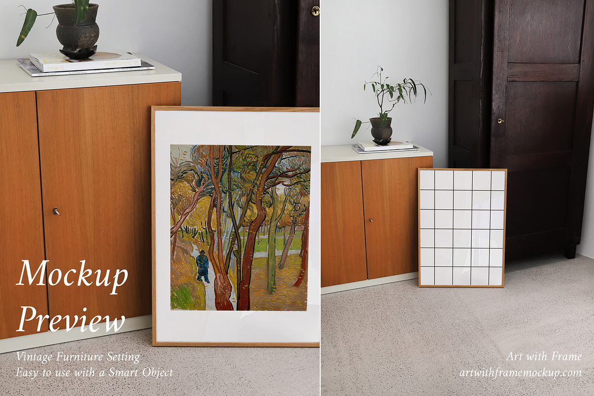 10 Nordic Frame Mockup Set, a Product Mockup by ArtwithFrame