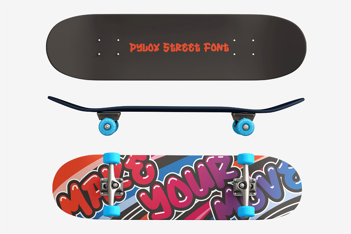 Pylox Street - Bold Graffiti Font, a Font by Garisman Std