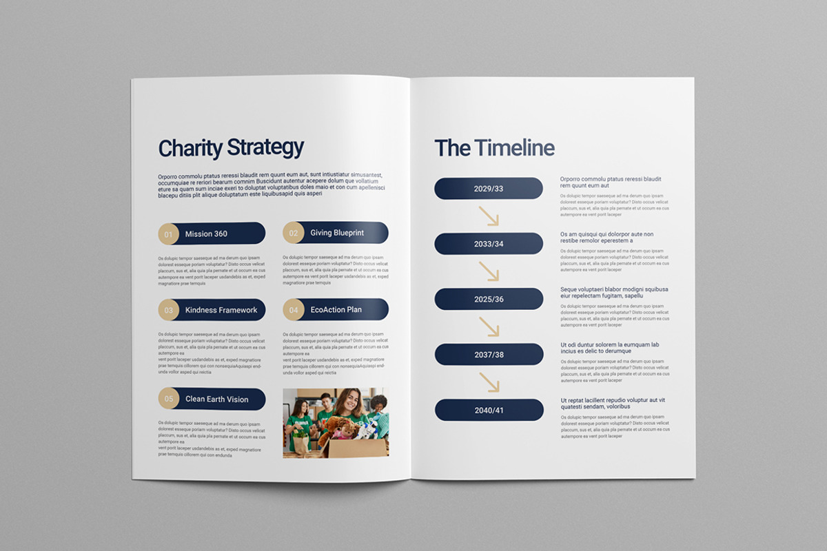 Charity Brochure Template | Canva, a Brochure Template by Pixelpick