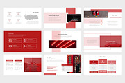 Revia : Red Color Tone Powerpoint, a Presentation Template by Punkl Camp