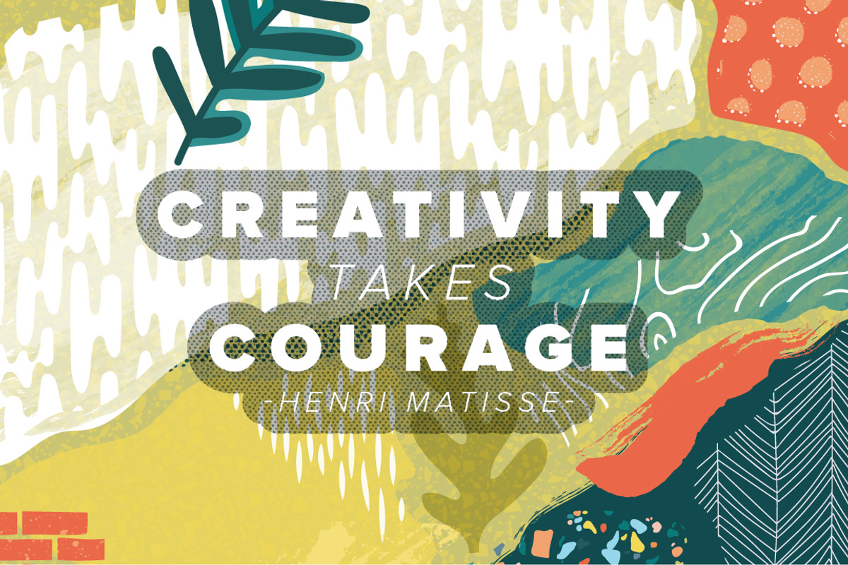 Collage Art Patterns, a Pattern Graphic by Anugraha Design