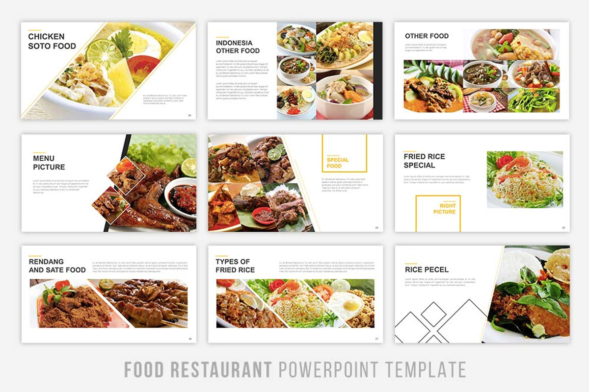 Food Restaurant Powerpoint Template