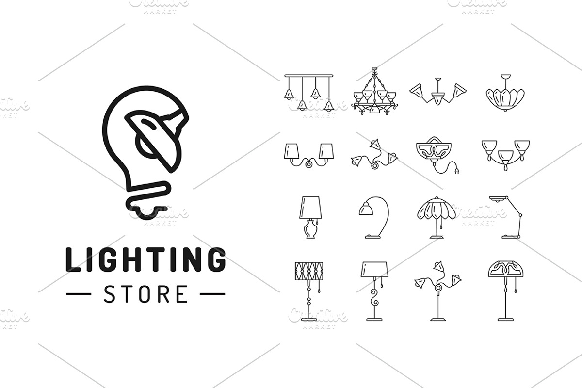 Lighting Logo & Branding Templates, a Branding & Logo Template by ...