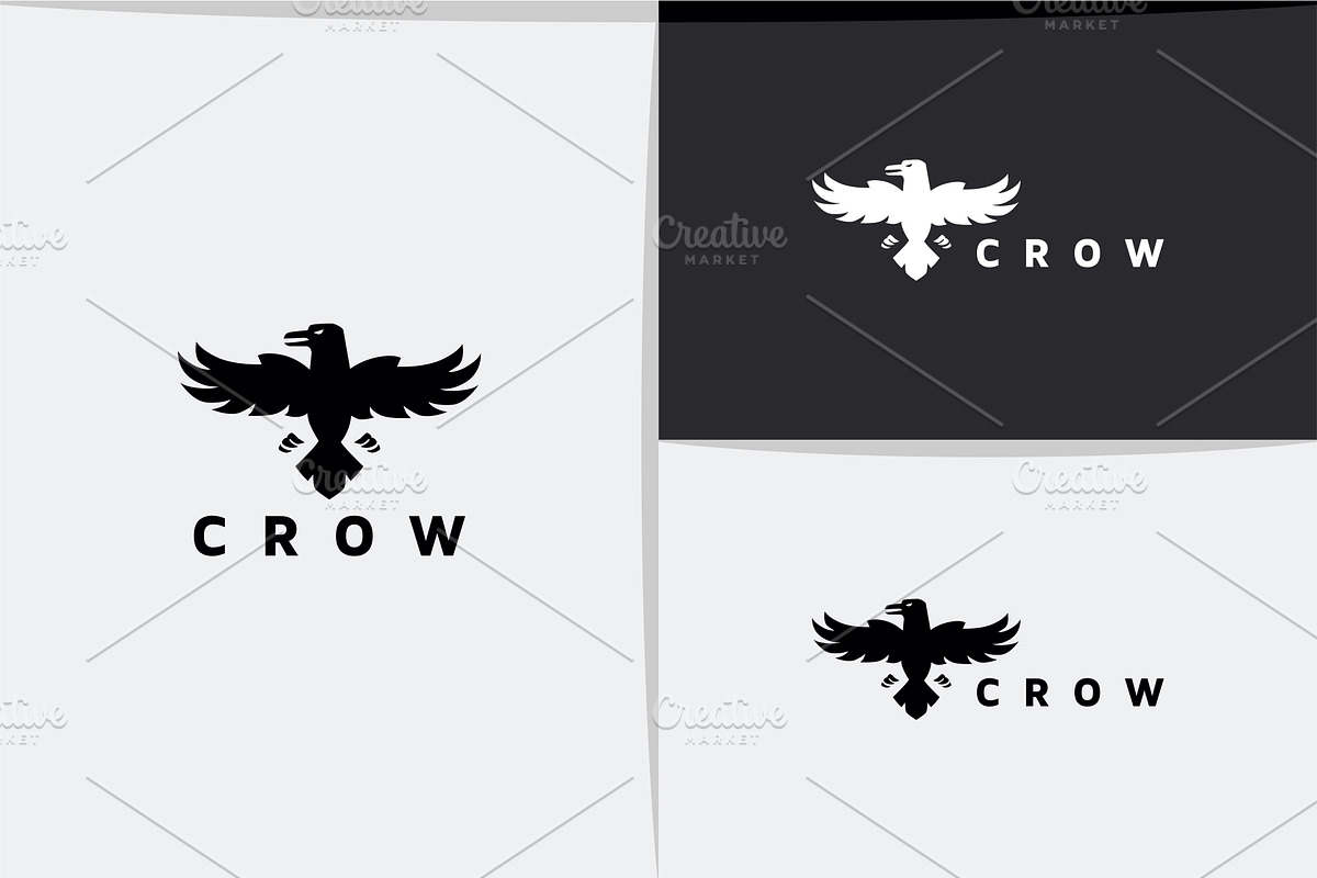 Crow Logo, a Branding & Logo Template by Metrolinevision