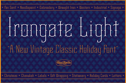 Irongate Bold | Serif fonts ~ Creative Market