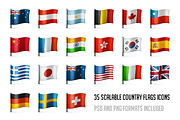 Country Flags Icon Set, an Icon by Web Icon Set