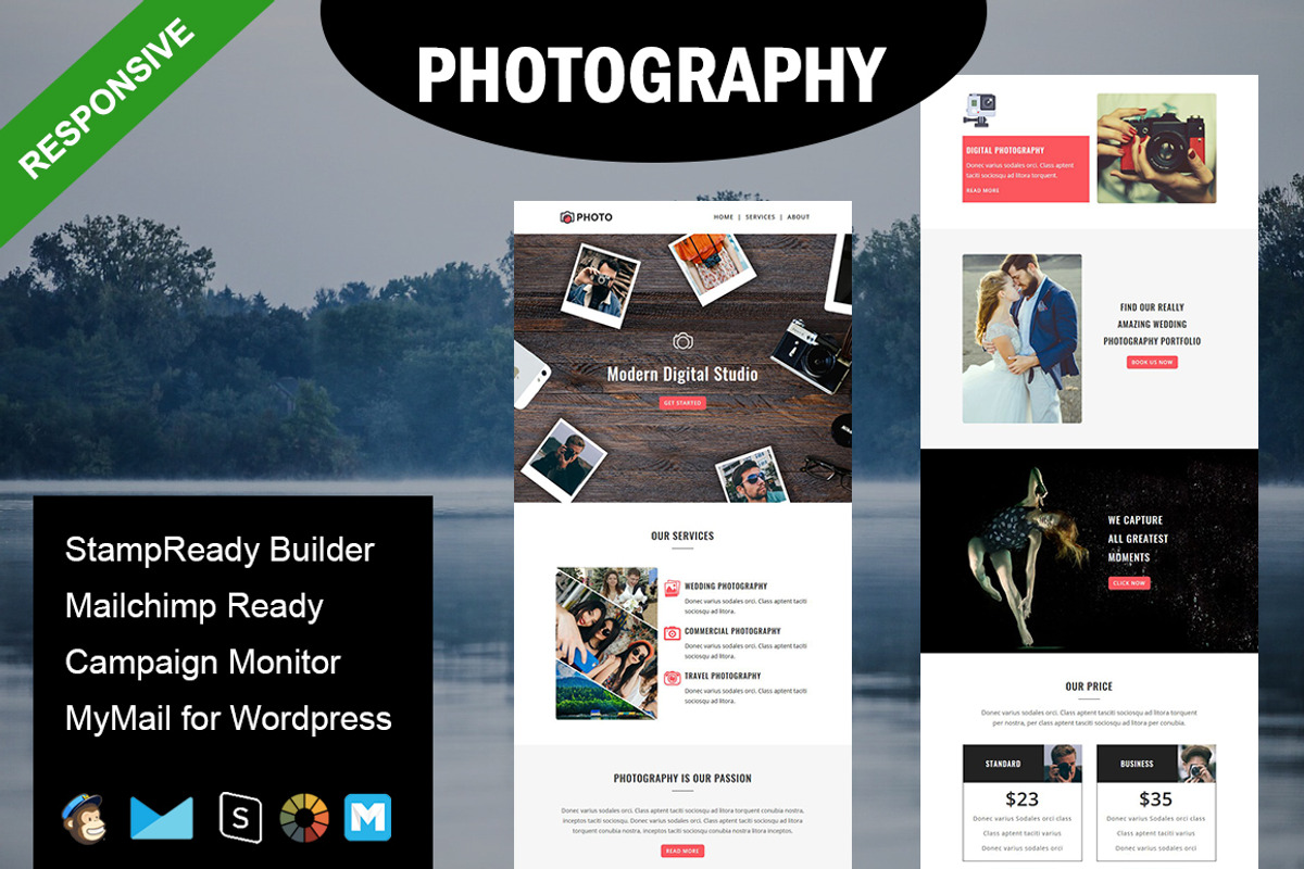 Photography - Email Template, an Email Template by FourDinos