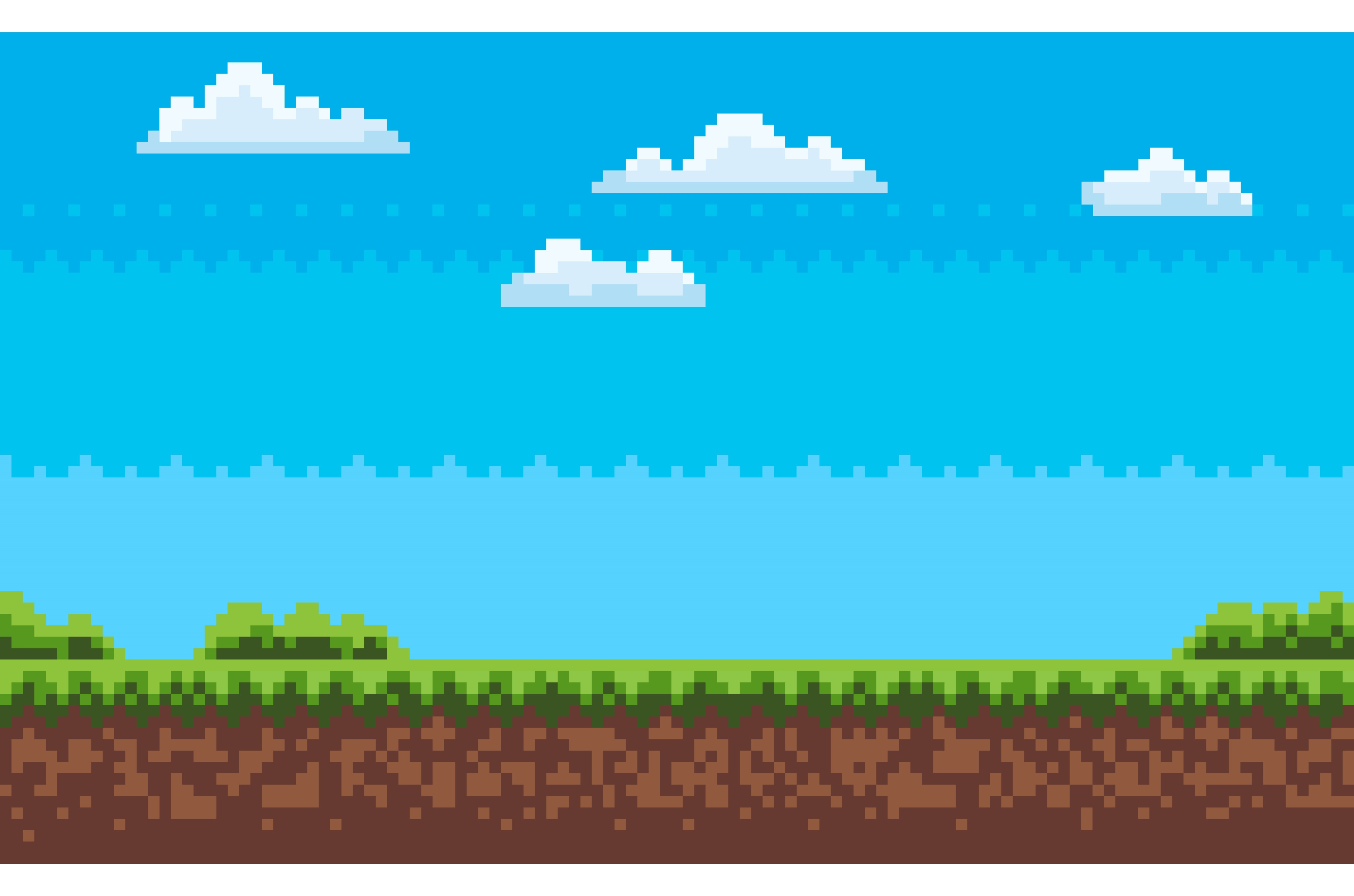 Computer Graphic of Pixel Game, an Illustration by robuart