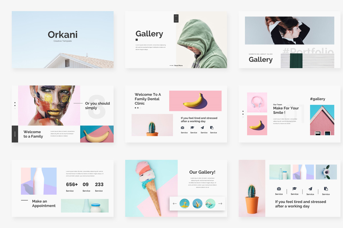 Orkani Minimal Powerpoint Template, a Presentation Template by One ...