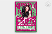 Spring Event Flyer Template PSD Design