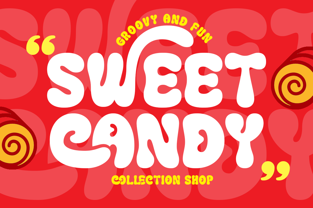 Tomacho - Groovy Bubble Font
