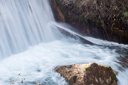 Basalt Columns and Waterfall | Nature Stock Photos ~ Creative Market