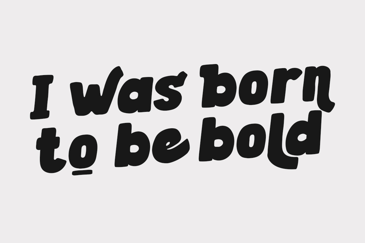 Be BOLD Font, a Serif Font by giemons™