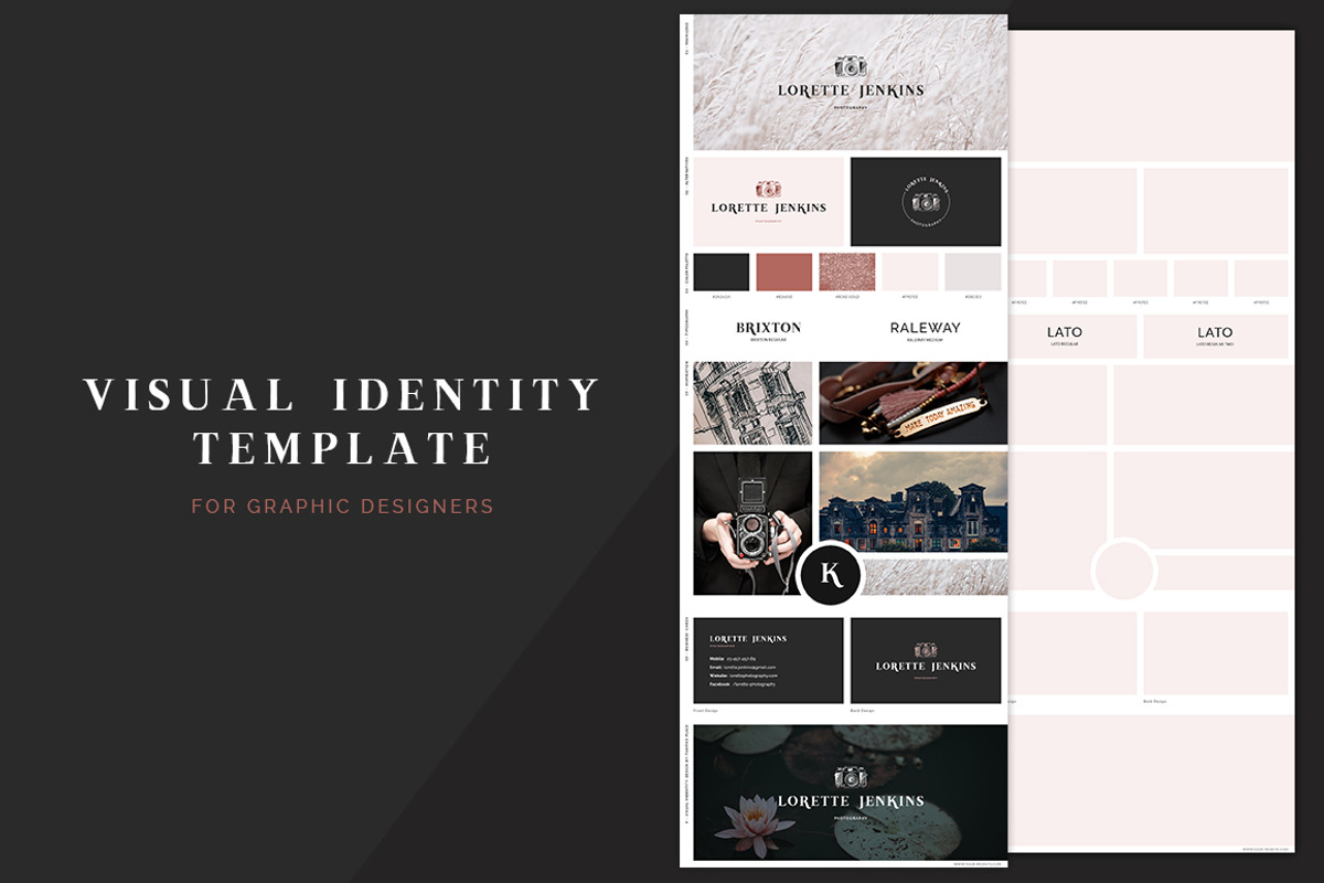 Visual Identity Template for Logo Designers