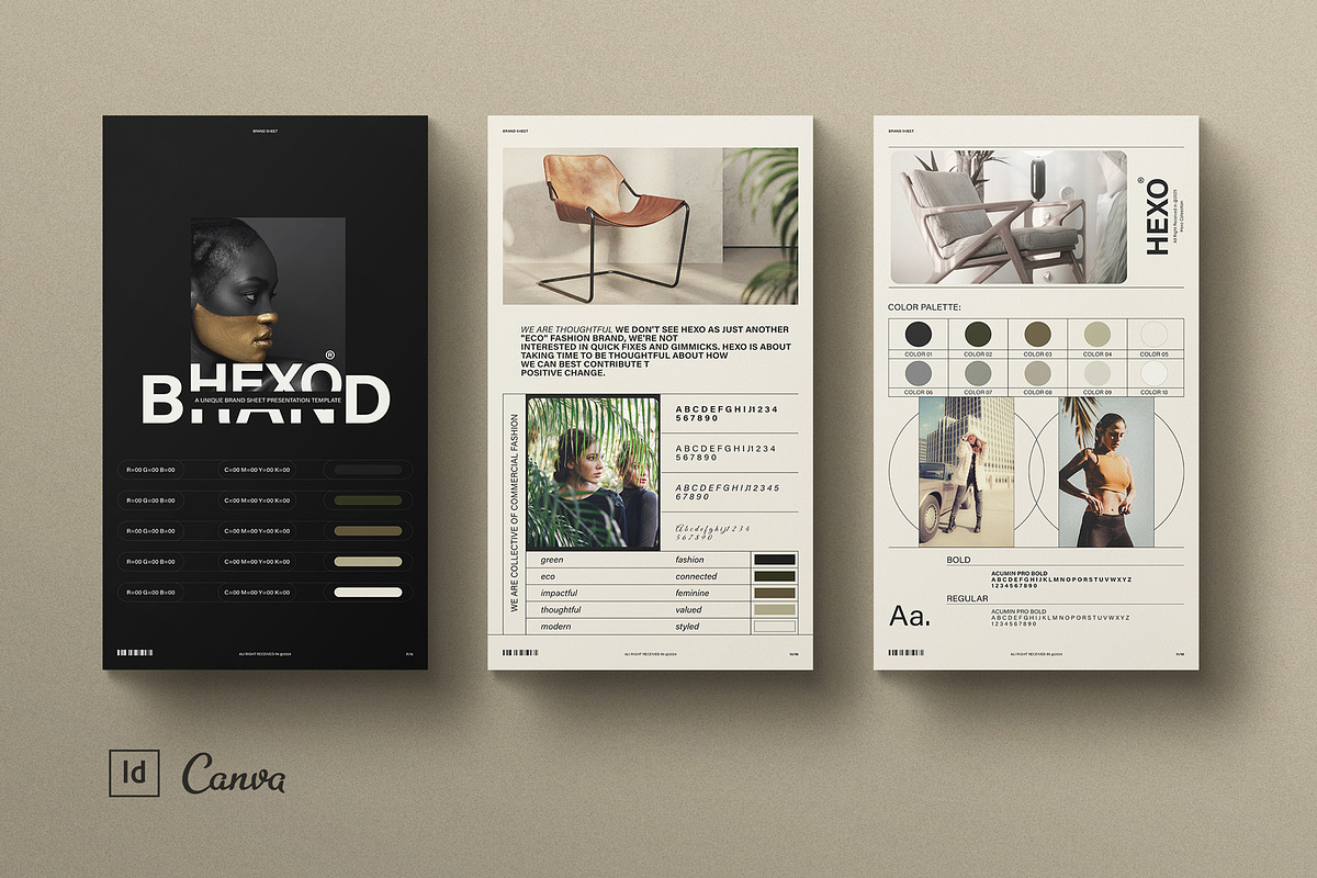 Brand Sheets Presentation Template, a Presentation Template by ...