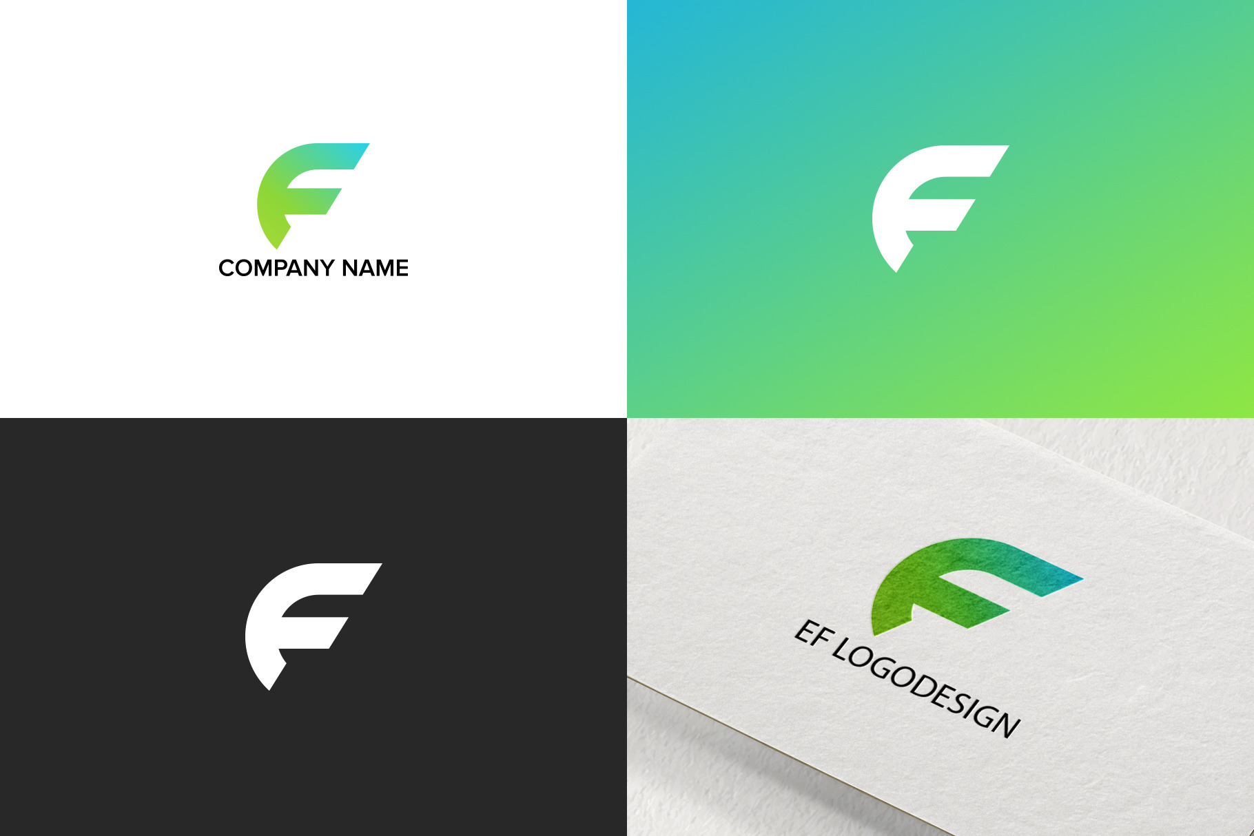 Letter F logo design, a Branding & Logo Template by GranzCreative