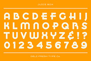 Juice Box: A Retro Display Font