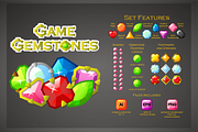 Game Gemstones | Graphic Objects ~ Creative Market
