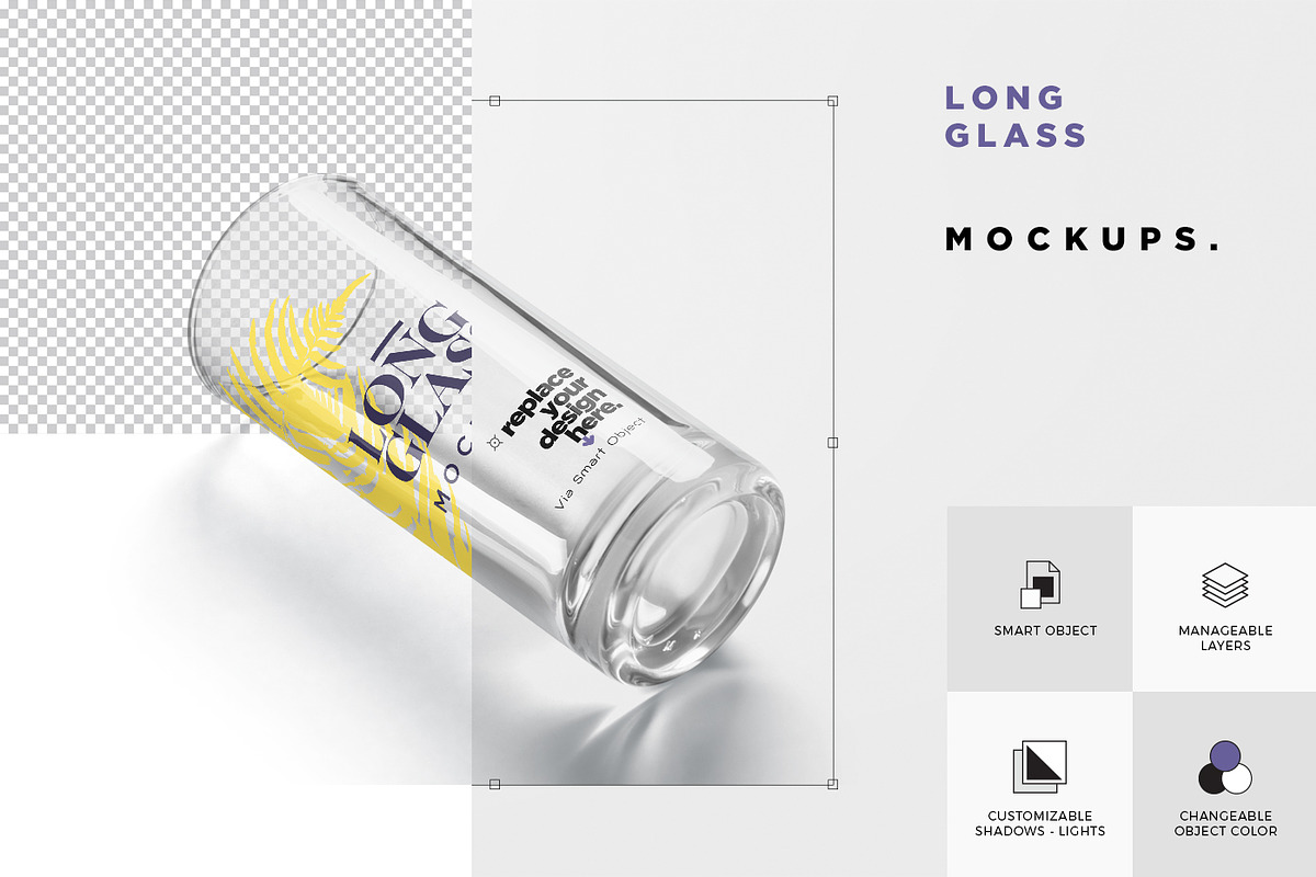 Highball Glass Mockups, a Product Mockup by GfxFoundry