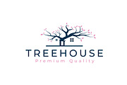 House Tree Logo Design Vector, a Branding & Logo Template by Weasley99Store