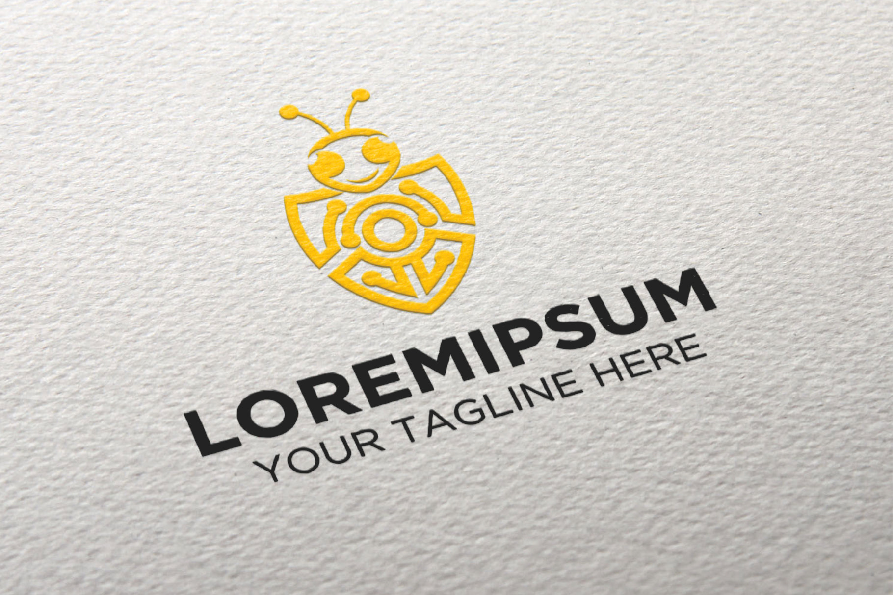 Cyber security bee logo template, a Branding & Logo Template by REDVY ...