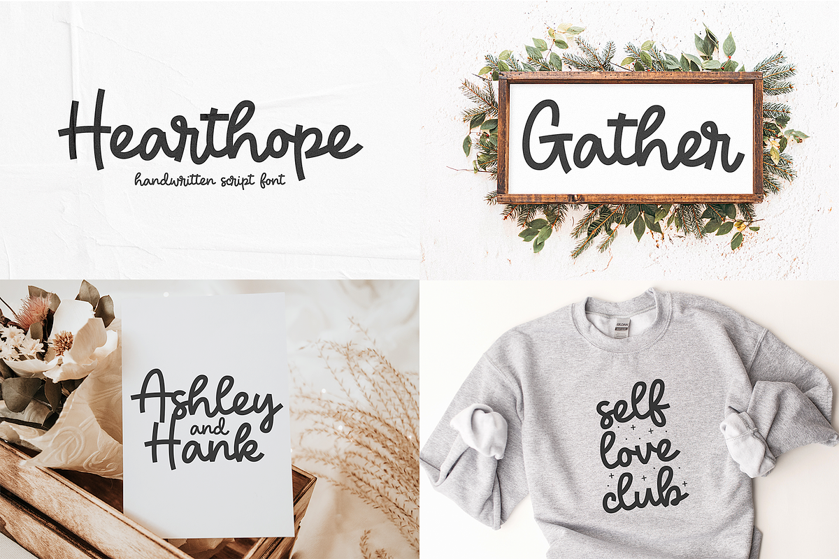 The Little Farmhouse Font BUNDLE, a Script Font by KA Designs
