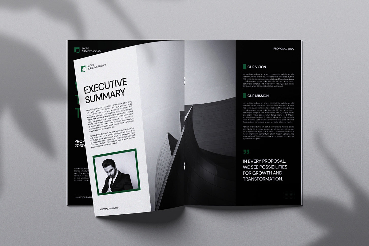 Proposal Magazine Template, a Magazine Template by Portocraft ...