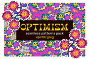 OPTIMISM | patterns pack, a Pattern Graphic by Nastya Tkachova