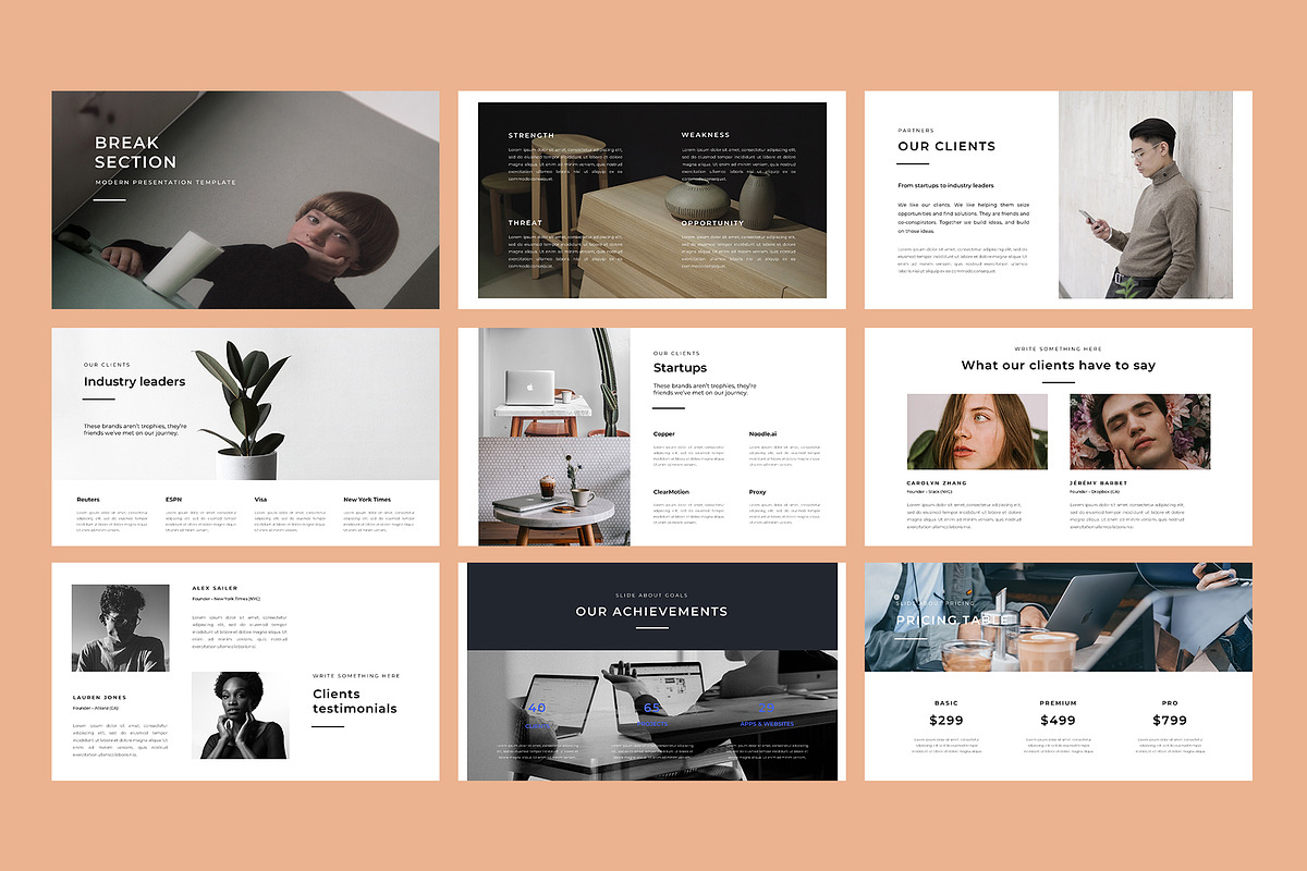 Socio - PowerPoint Template, a Presentation Template by Bervisual | Creative Market