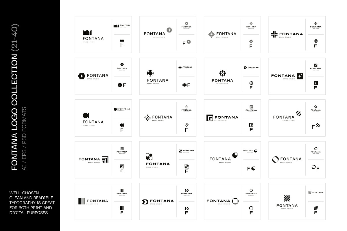 FONTANA / Logo Collection Template