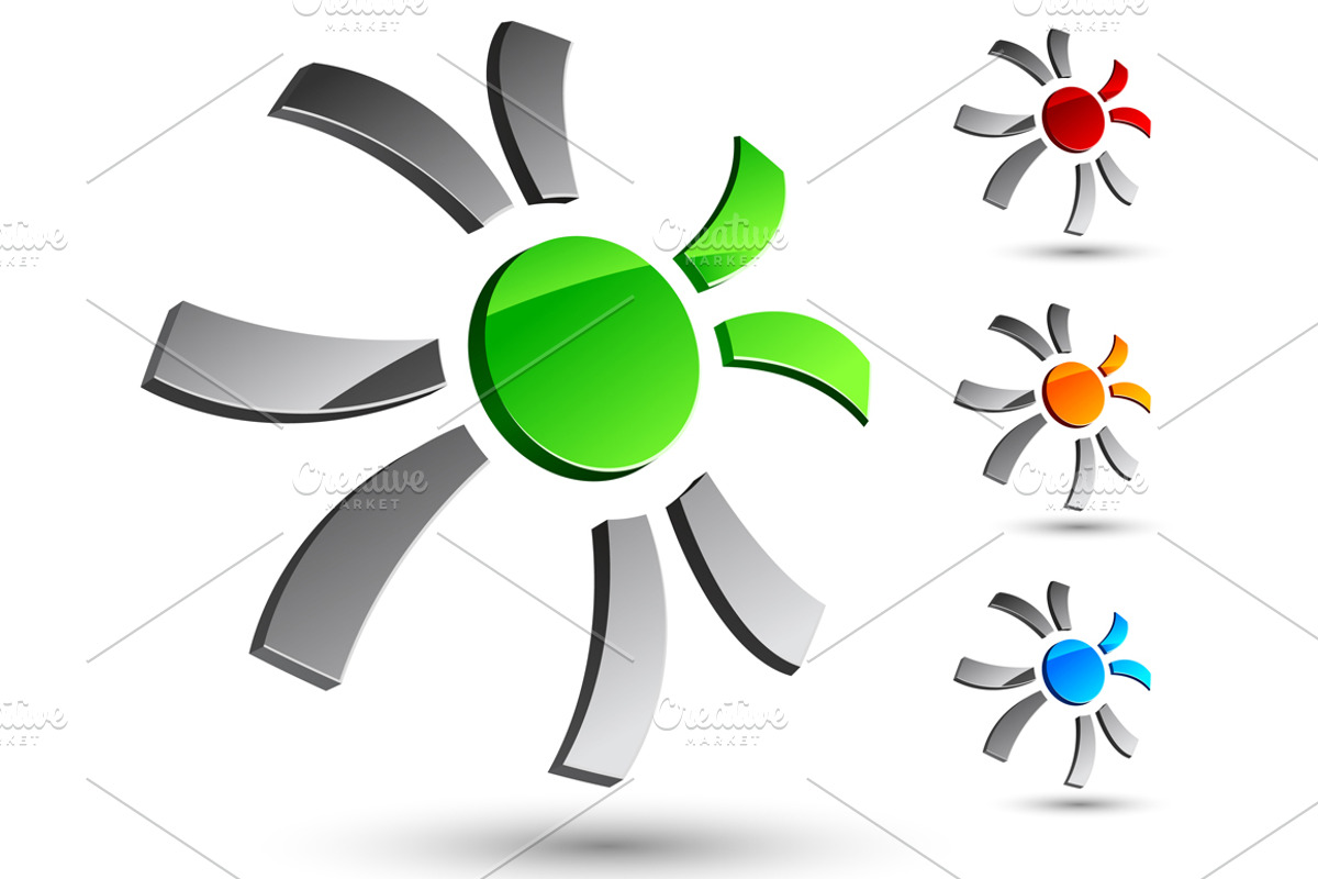 Bright high-quality 3d logo, a Branding & Logo Template by Vjom