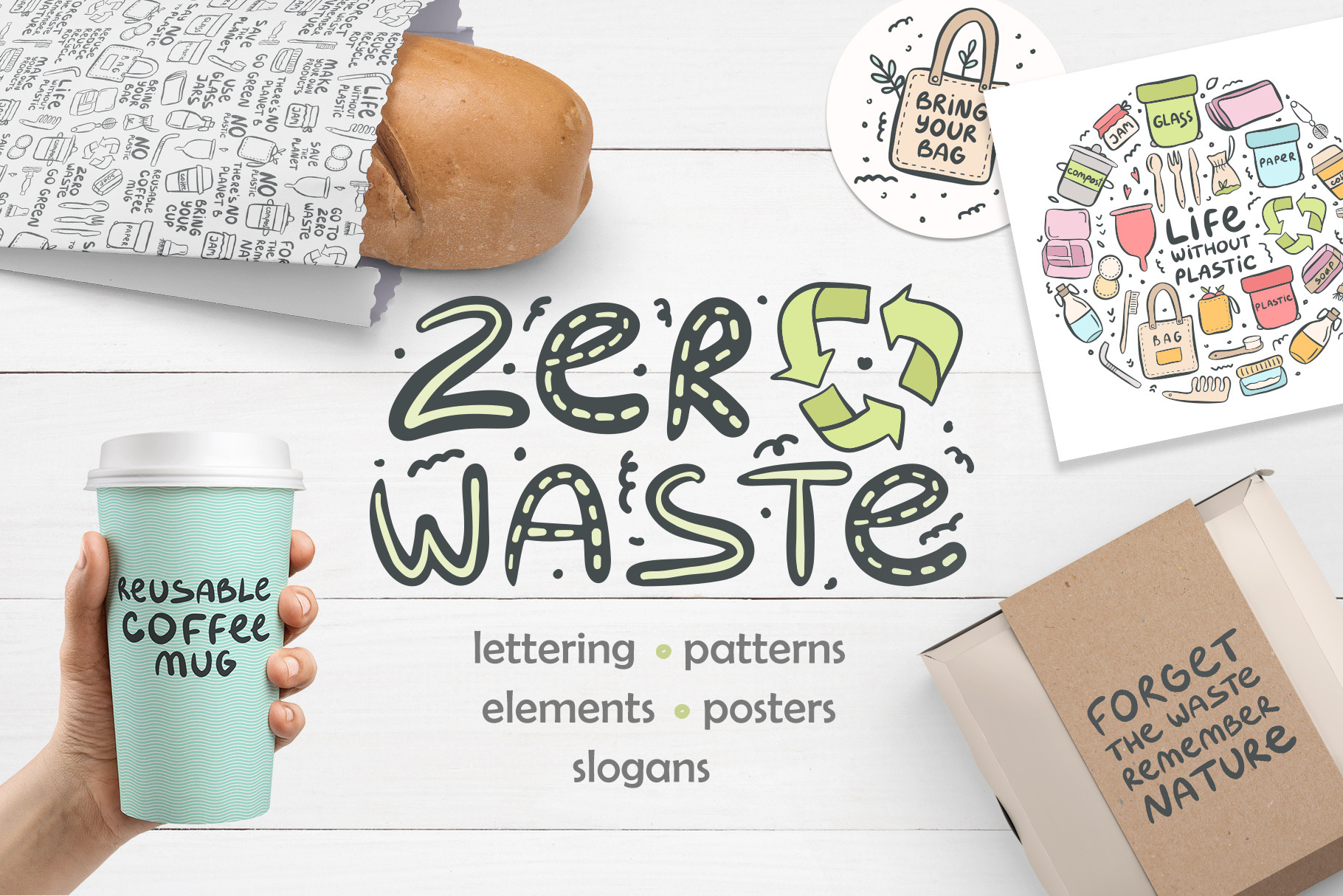 Zero Waste collection, an Illustration by Alisovna