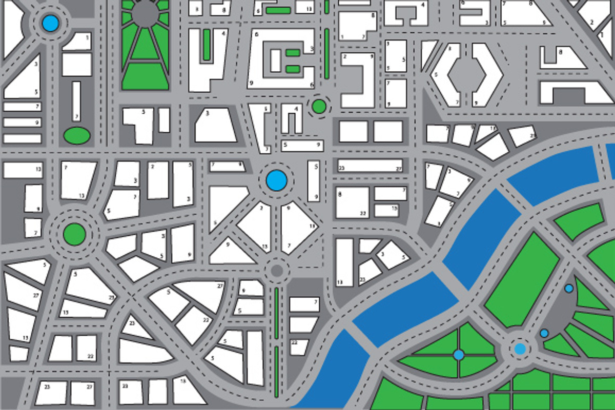 Set Urban Vector Maps